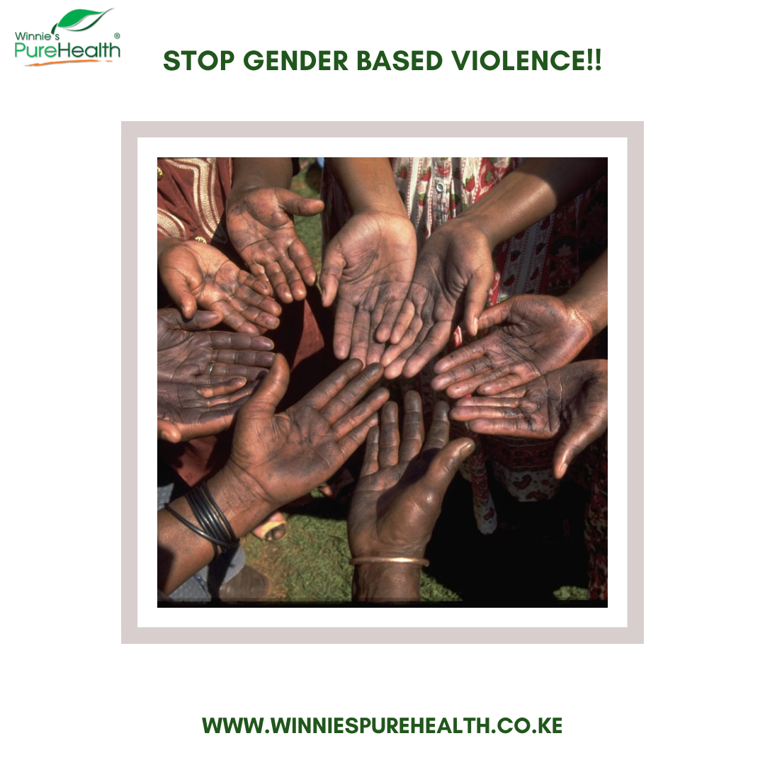 STOP GENDER-BASED VIOLENCE. - Winnie's PureHealth